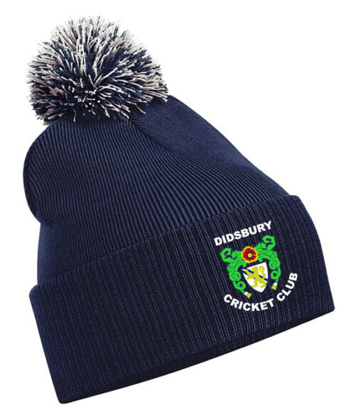 Bobble Hat - Navy - Didsbury CC | Hawk Cricket